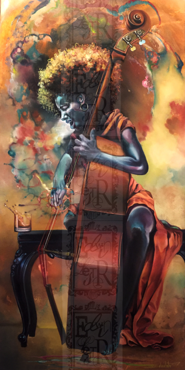 Walking the Line | Edwin Lester Artist | African American Fine Art ...